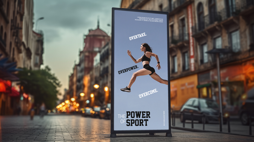 Mockups de vallas publicitarias en la ciudad | Renderforest