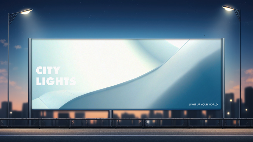 Mockups de vallas publicitarias en paisajes urbanos | Renderforest