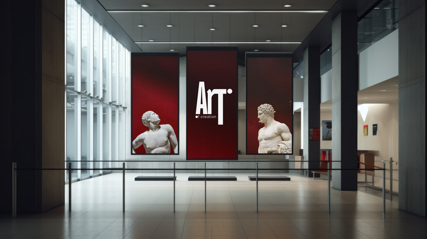Exhibition Hall Banner Mockups | Renderforest