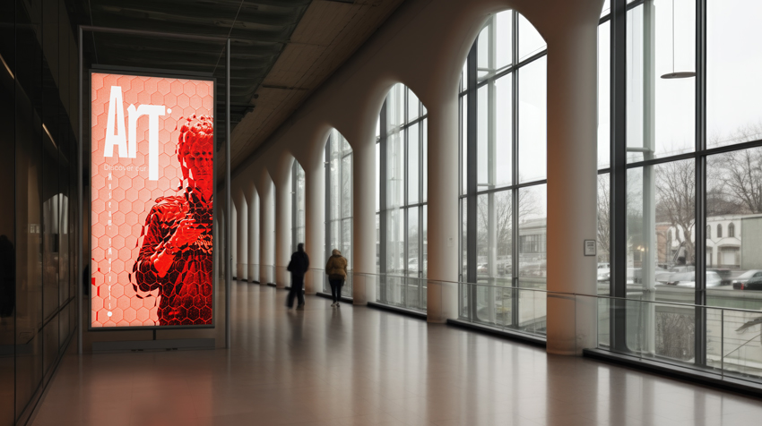 Exhibition Hall Banner Mockups | Renderforest