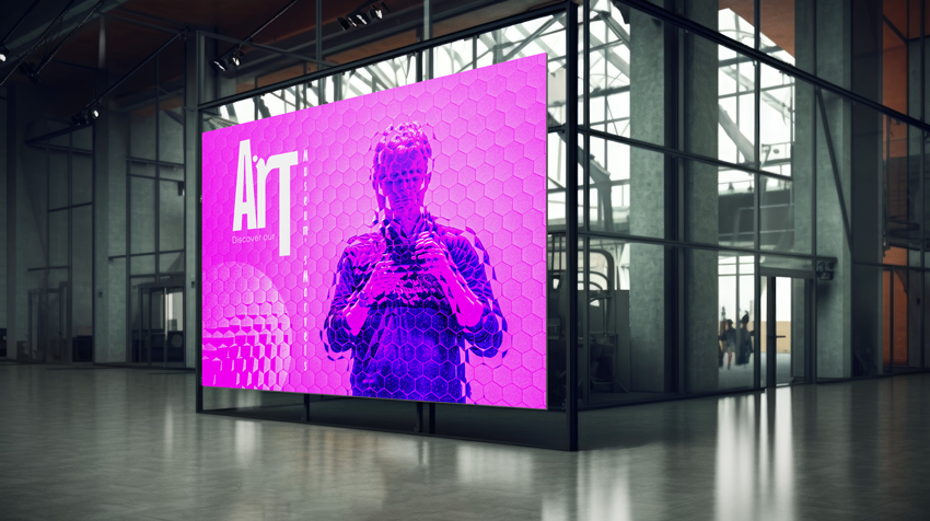 Exhibition Hall Banner Mockups | Renderforest