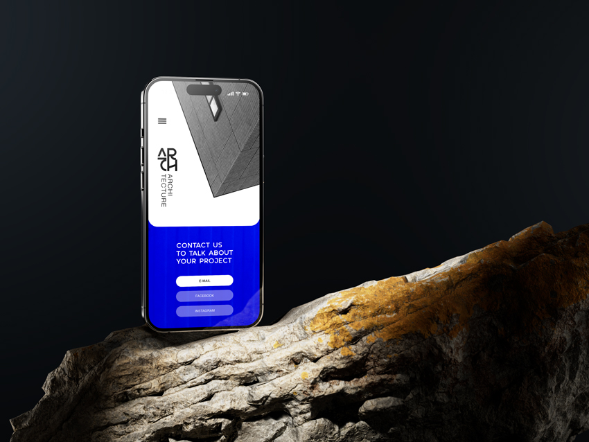 Kit elegante para visualización de iPhone 14 | Renderforest