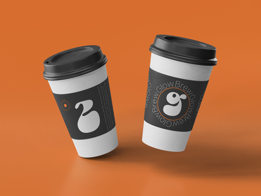 Colección de mockups de vasos para llevar | Renderforest