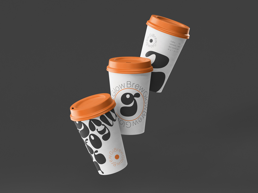 Colección de mockups de vasos para llevar | Renderforest