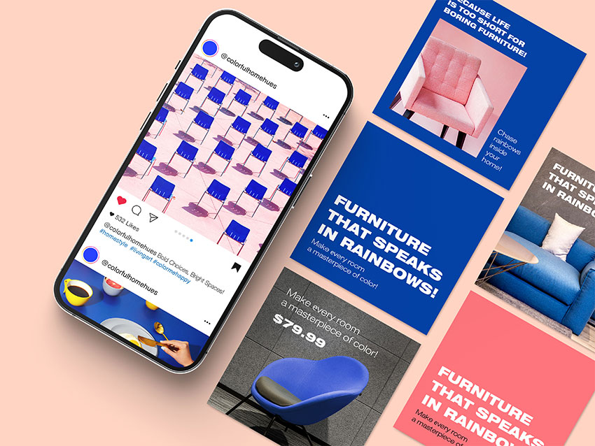 Kit de promoción de marca en Instagram | Renderforest