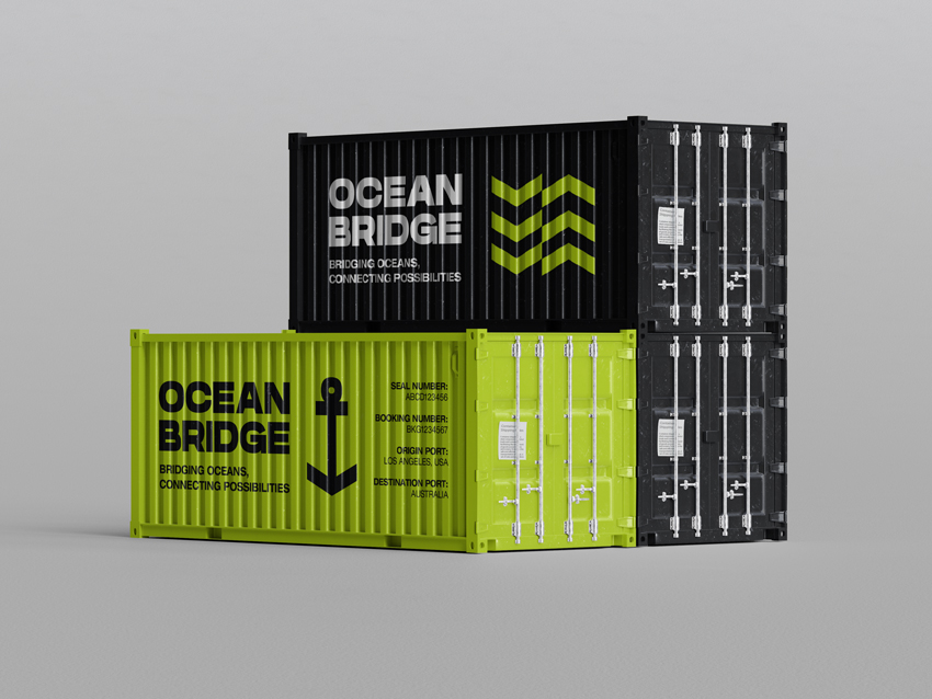 Cargo Containers Mockup Collection | Renderforest