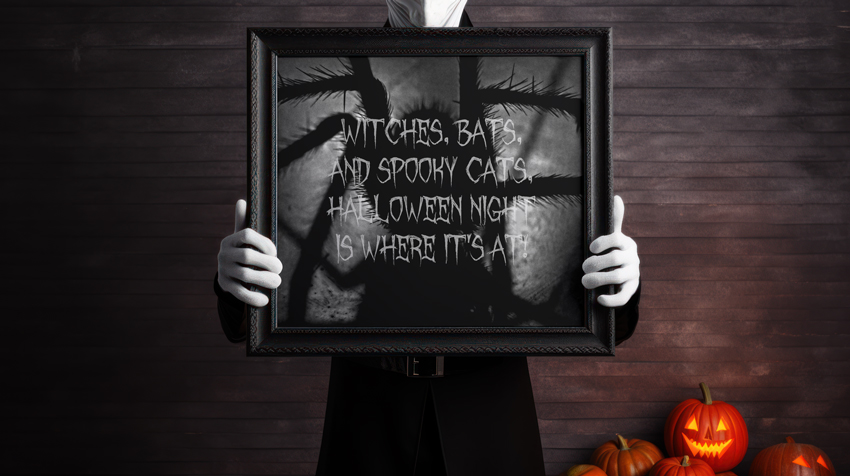Spooky Halloween Frame Mockups | Renderforest