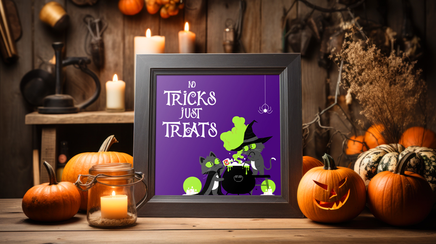 Halloween-Themed Frame Mockups | Renderforest