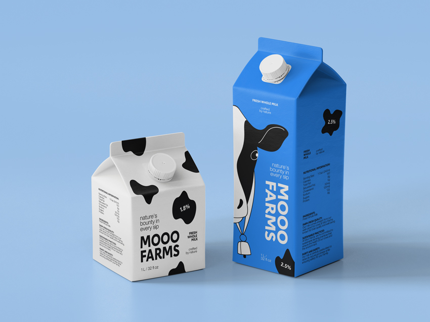 Drink Carton Packaging Mockup Kit | Renderforest