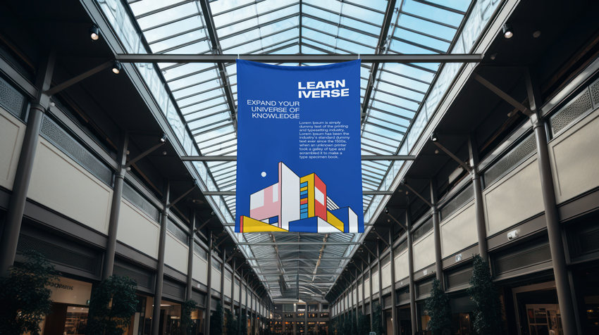 Poster Flag Variety Mockups | Renderforest