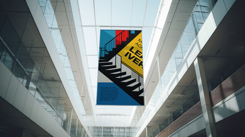 Poster Flag Variety Mockups | Renderforest