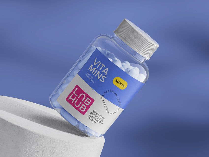 Pill Containers Mockup Collection | Renderforest