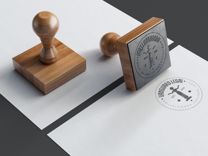 Kit de mockups de sellos comerciales | Renderforest