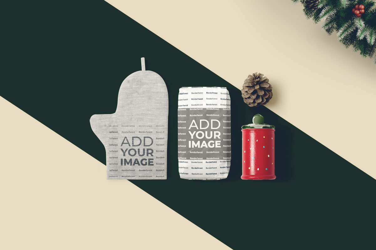 Christmas Packaging Mockups | Renderforest