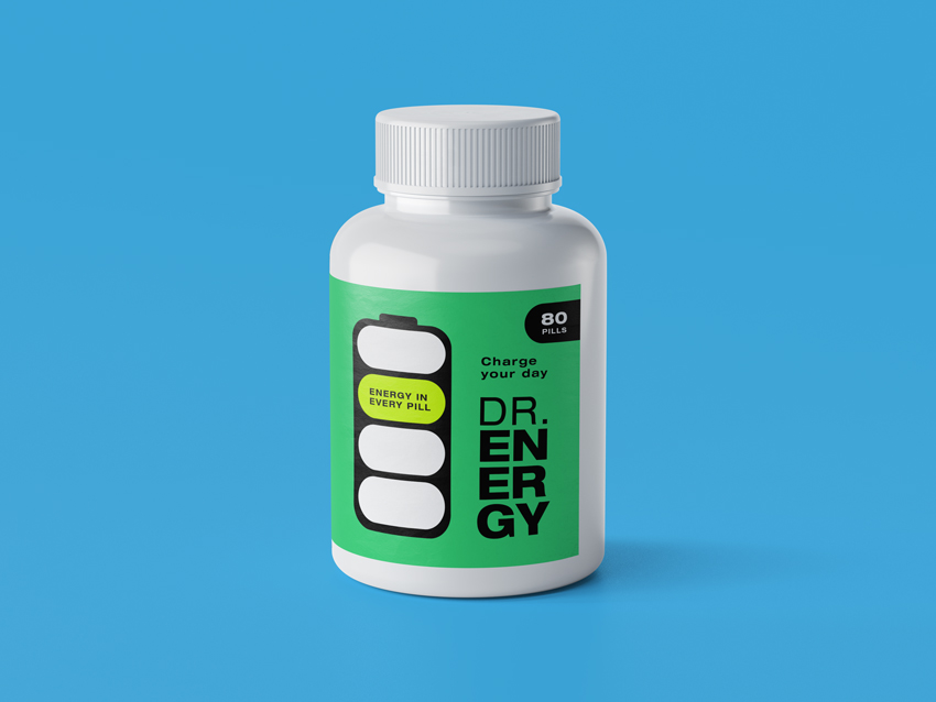 Kit de mockups de envases de pastillas | Renderforest