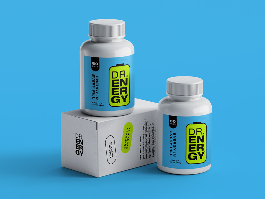 Pill Packaging Mockup Kit | Renderforest