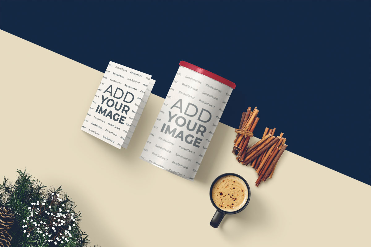 Christmas Packaging Mockups | Renderforest
