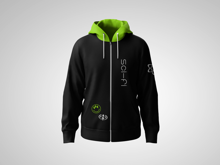 Zip-up Hoodies Mockup Pack | Renderforest