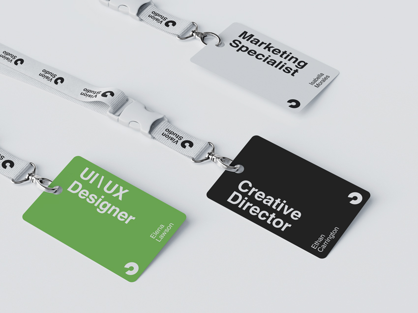 Professional Badges Mockup Kit | Renderforest