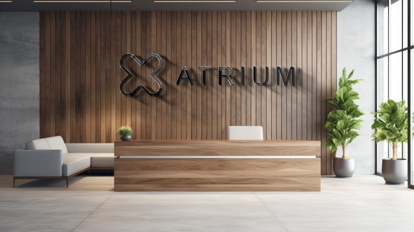 Mockups de recepción de edificios | Renderforest