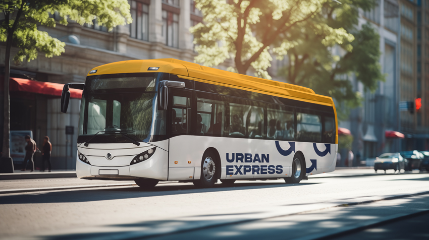 Dynamic Bus Mockup Selection | Renderforest