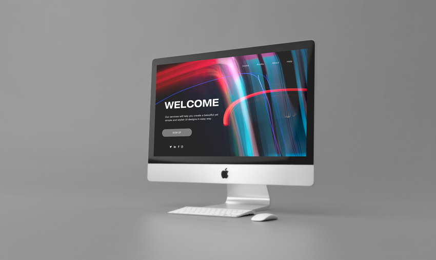 iMac Display Mockup Pack | Renderforest