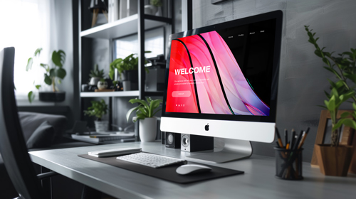 Набор мокапов экрана iMac | Renderforest