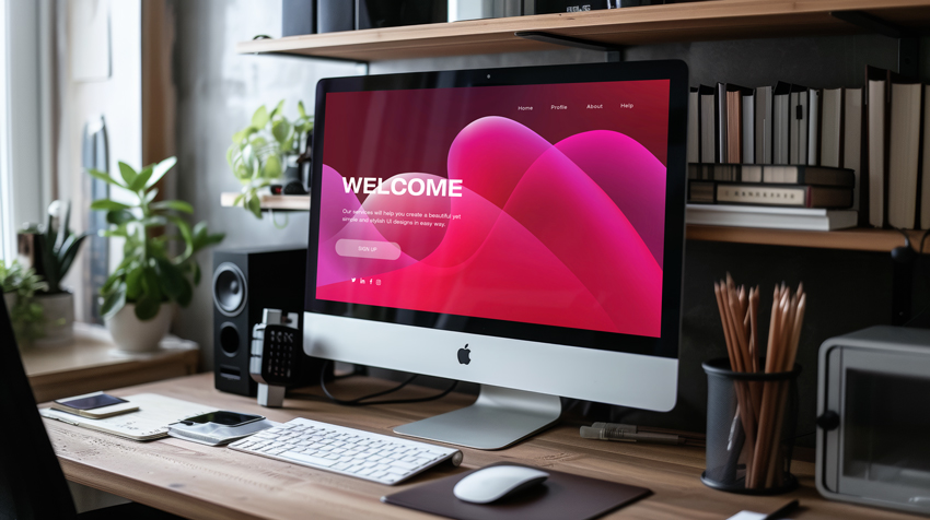 iMac Display Mockup Pack | Renderforest