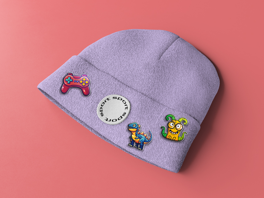 Fashion Pins Mockup Pack | Renderforest