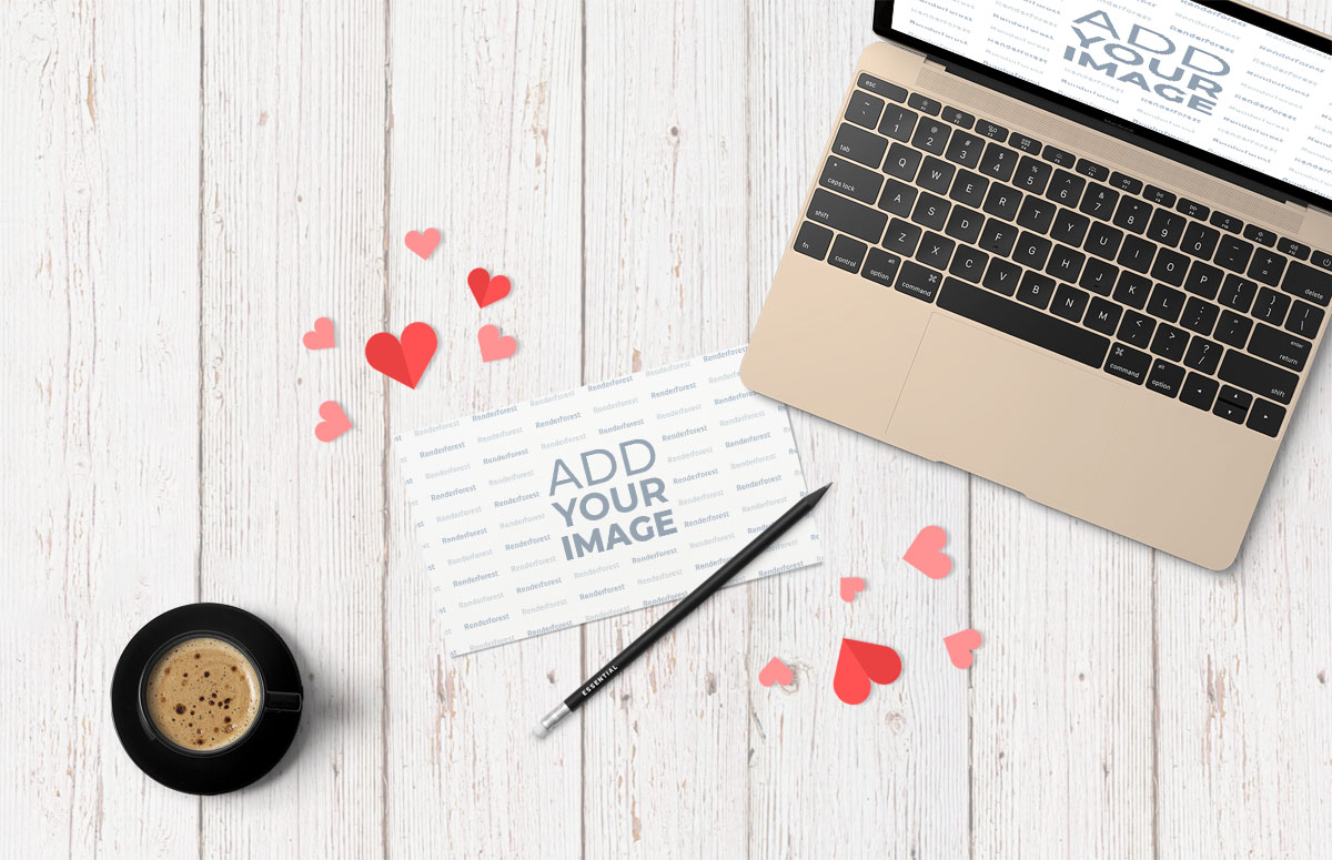 Festive Valentine Mockup Pack | Renderforest