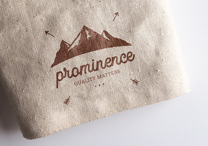 Free logo mockup with an online generator | Renderforest