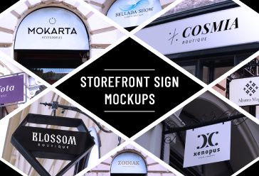 Logo mockups for exclusive branding | Renderforest