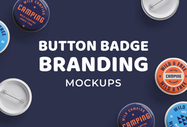 Button mockups for effective branding | Renderforest