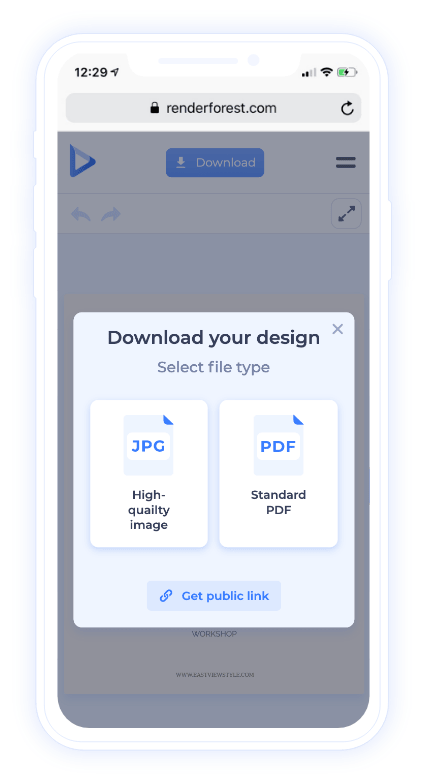 Creador de Carteles Online Gratis | Renderforest